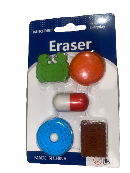 Erasers Set Biscuits – Lamay