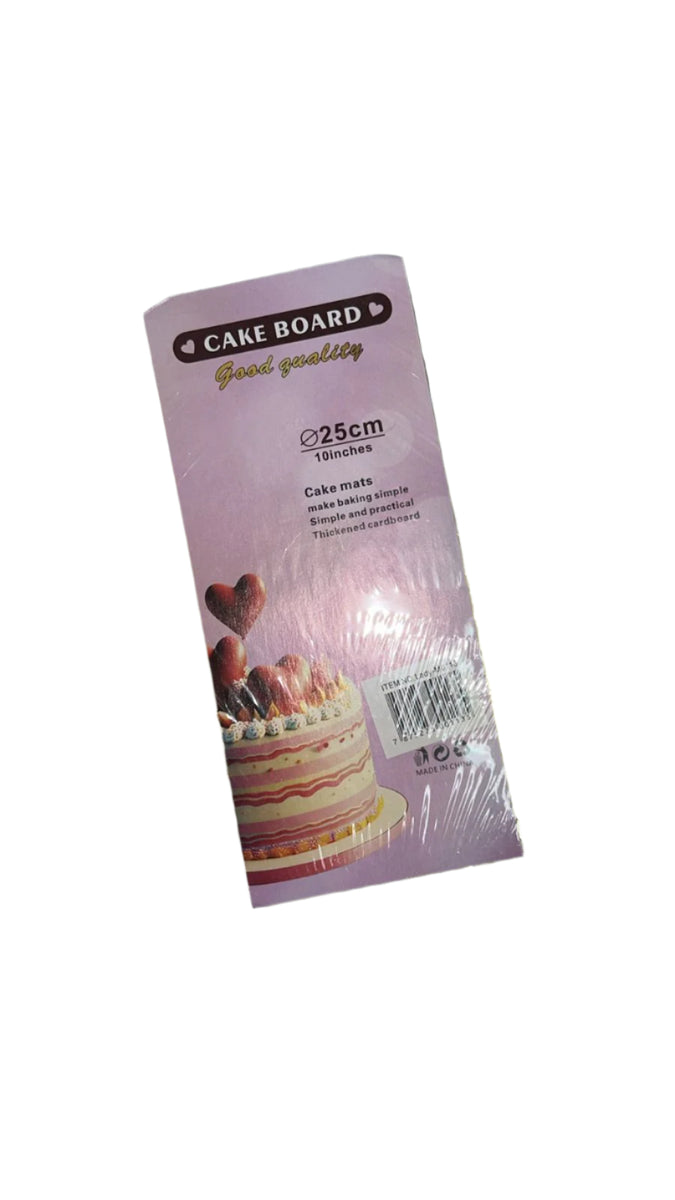 25cm Cake Board Base Gold – Lamay