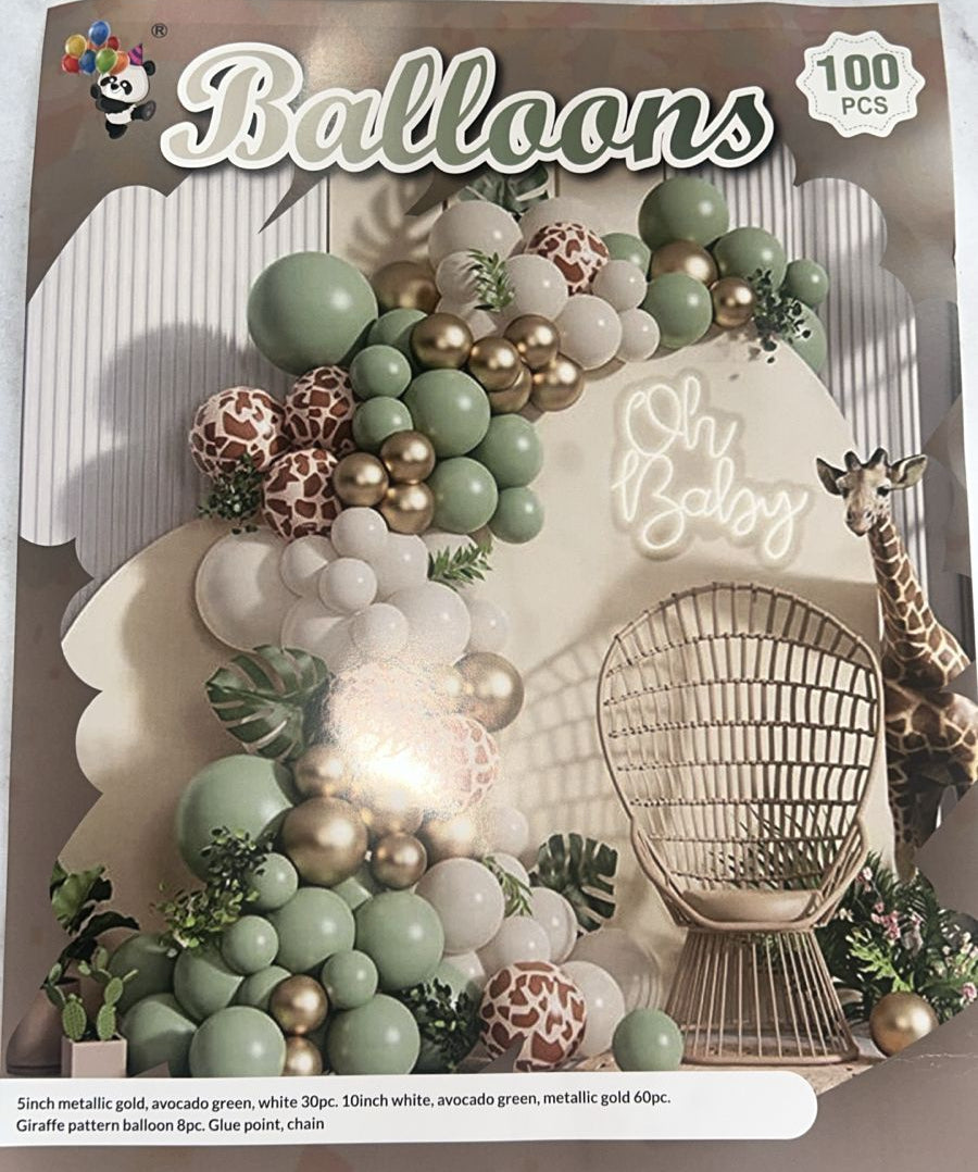 Giraffe Balloon Arch Garland – Lamay