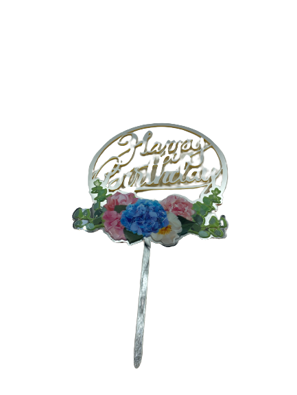 Nr386 Acrylic Cake Topper Flower – Lamay