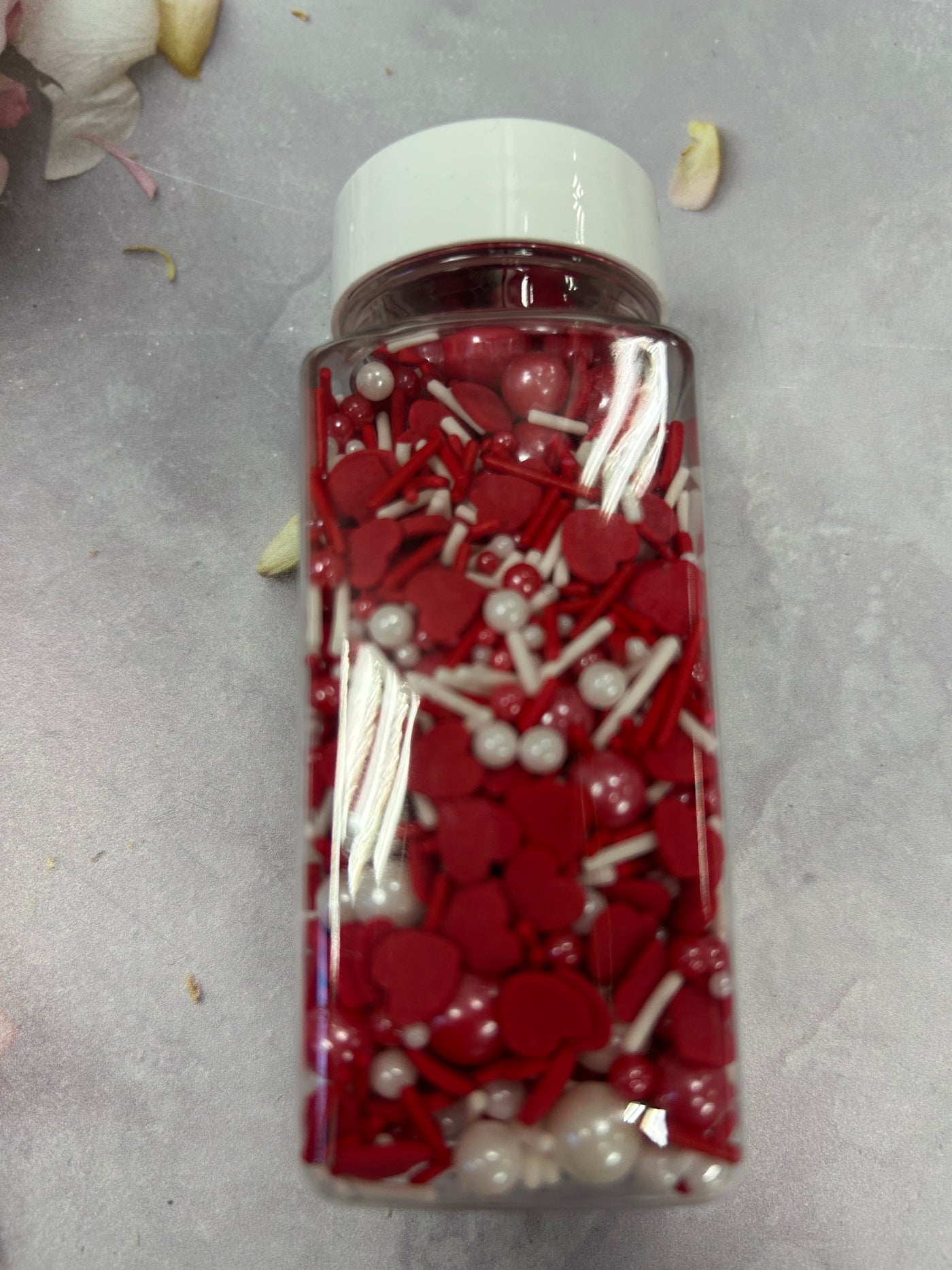 50g Sprinkles Red and White – Lamay