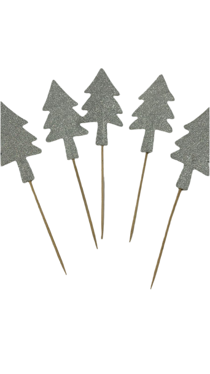 12pc Cardboard Christmas Tree Cupcake Topper – Lamay