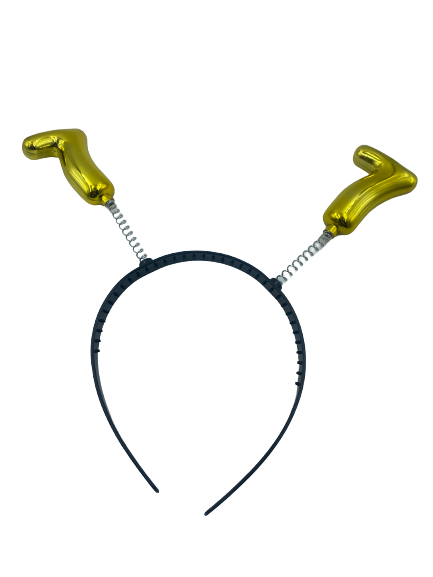 Nr7 Aliceband With Number Gold – Lamay
