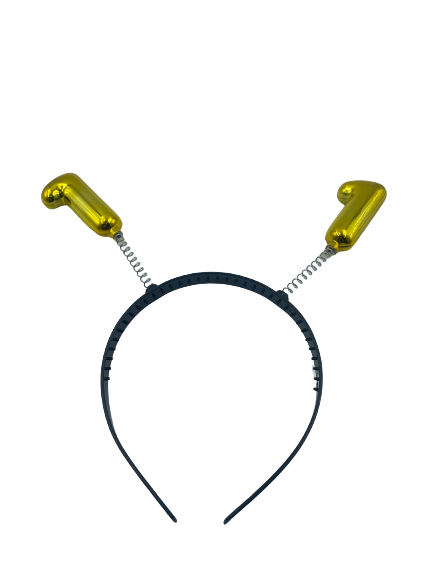 Nr1 Aliceband With Number Gold – Lamay