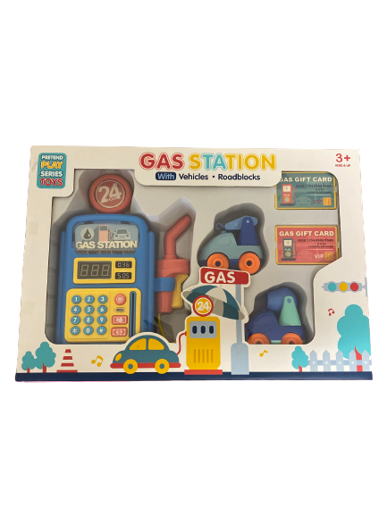Kids Gas Station with Cars – Lamay