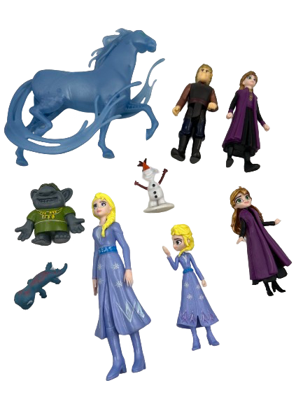 Plastic frozen figurine set, 6 Piece , 6-9cm frozen – Lamay