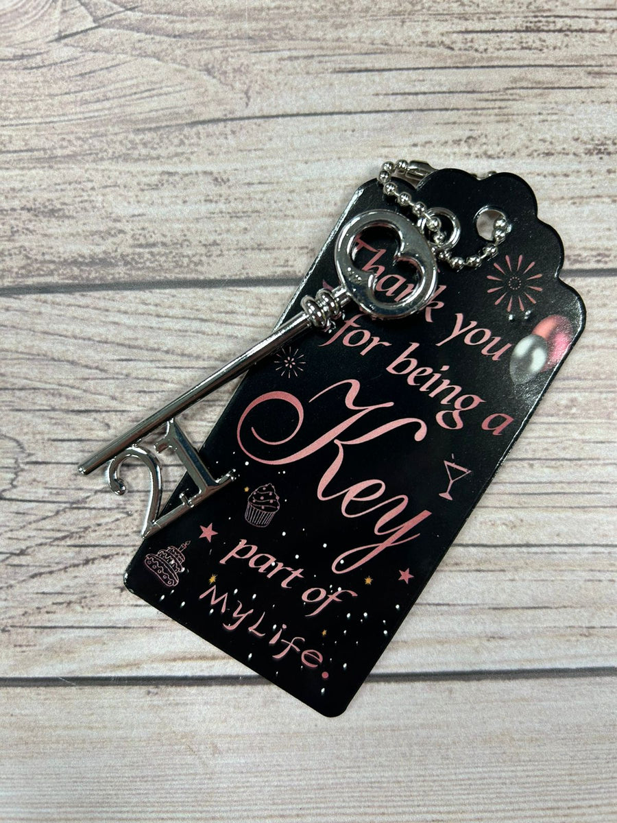 Metal Silver 21st Key 7cm – Lamay