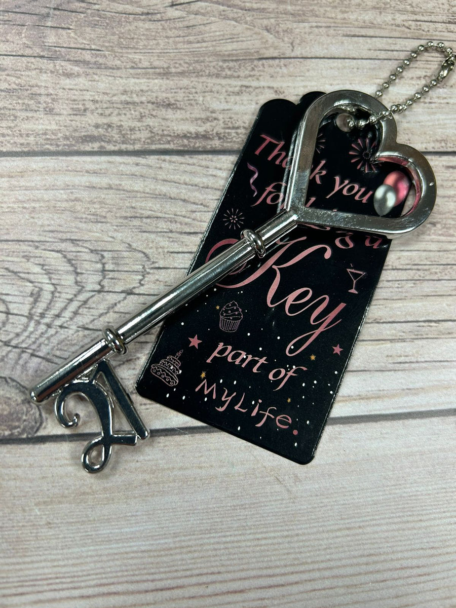 Metal Silver 21st Key 11cm – Lamay