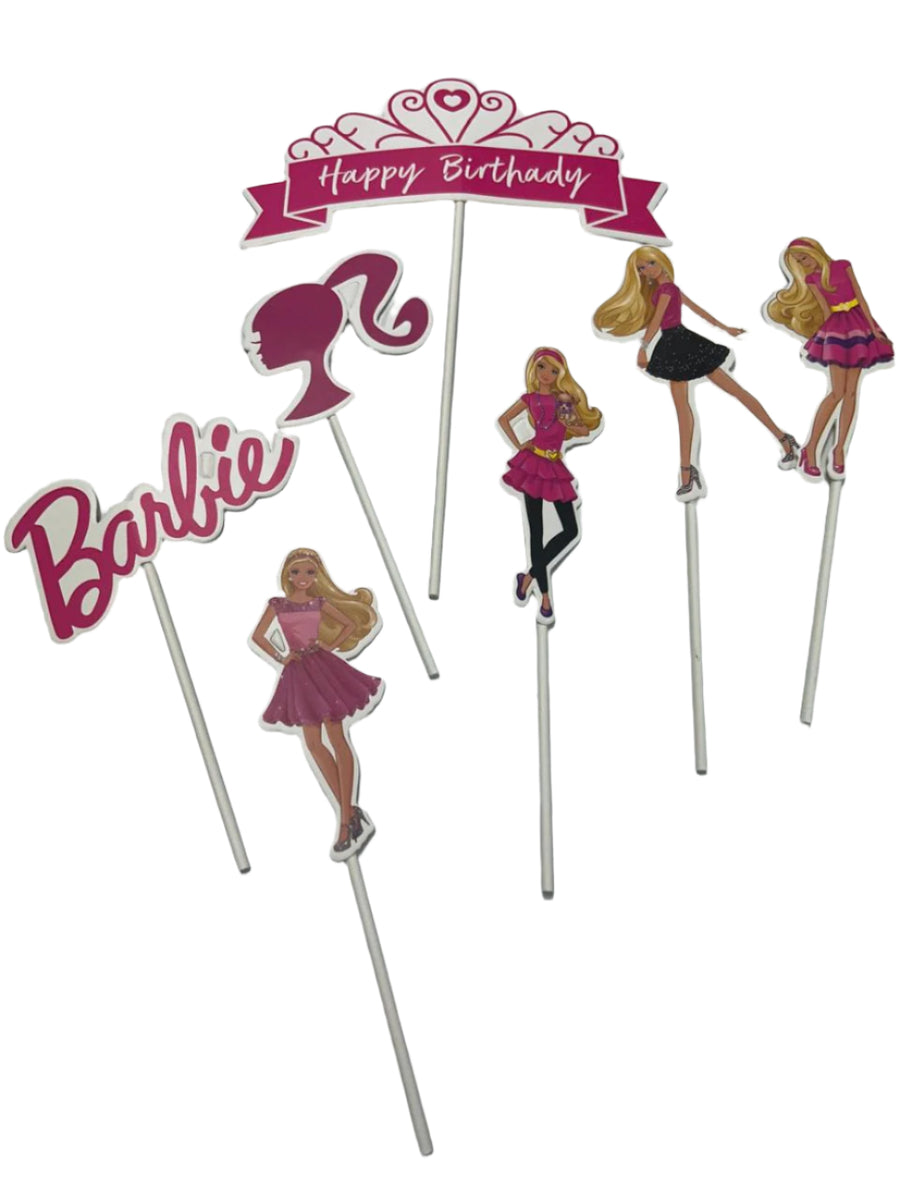 Cardboard Cake Topper Barbie – Lamay