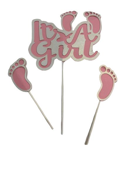 Cardboard Topper It's a Girl – Lamay