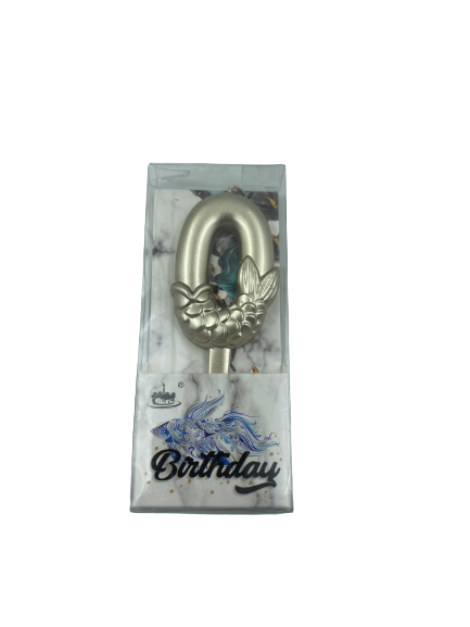 Nr0 Birthday Candle Mermaid Gold – Lamay