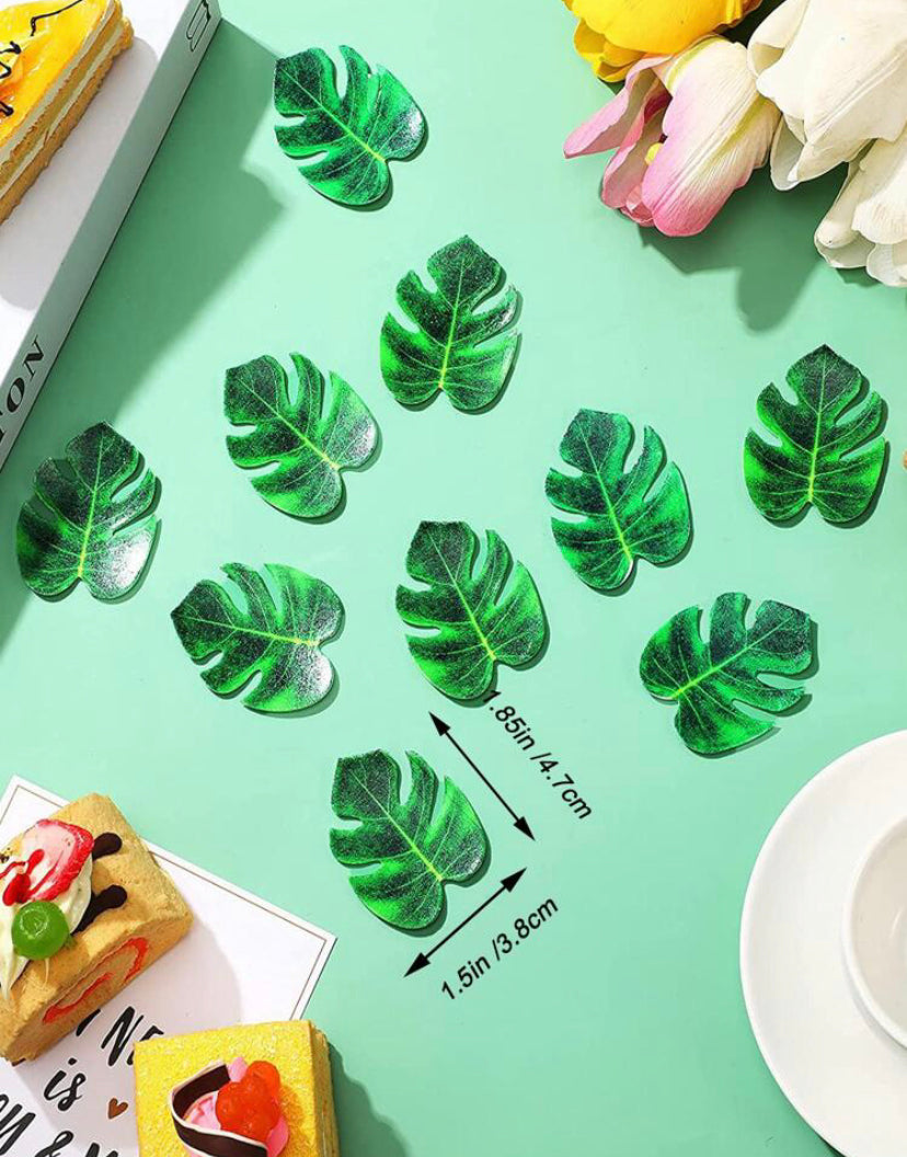 48pc Edible Wafer Paper Leaves – Lamay