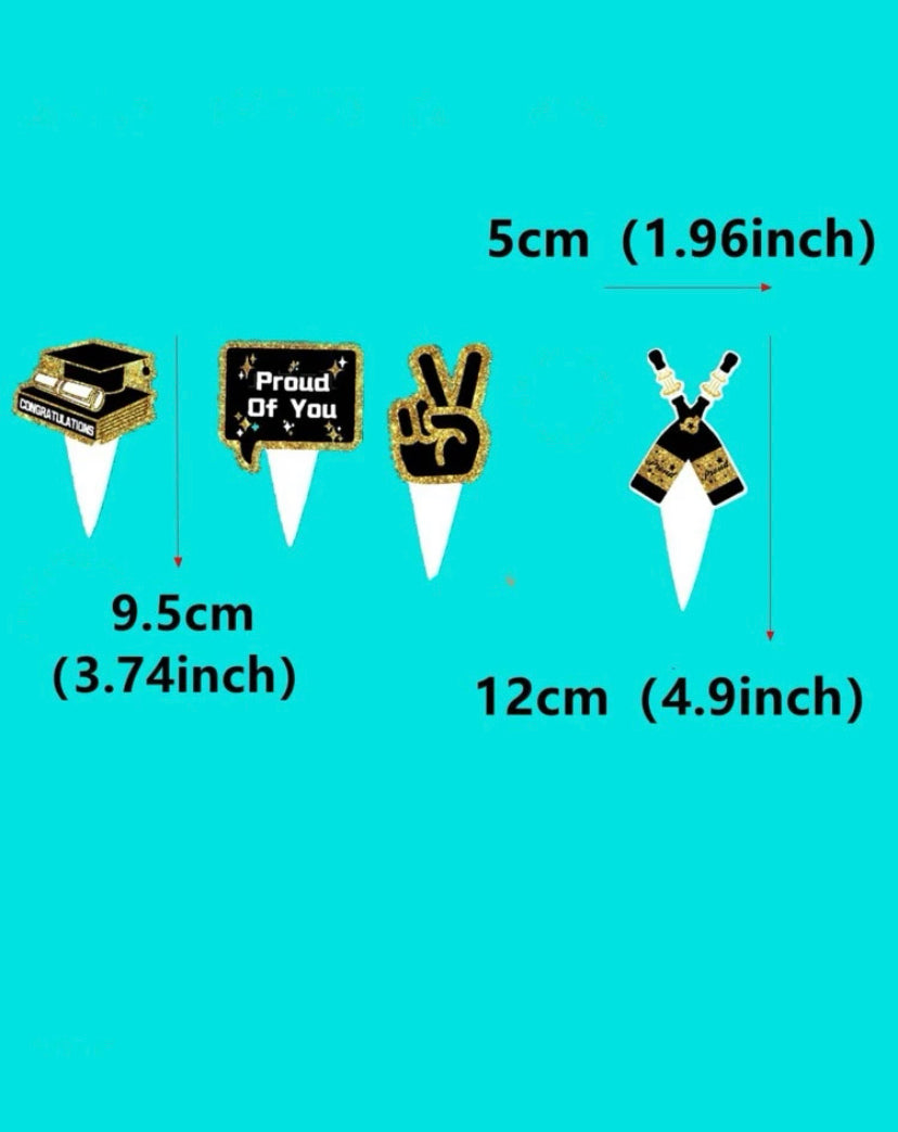 Cardboard Cake Topper Graduation – Lamay