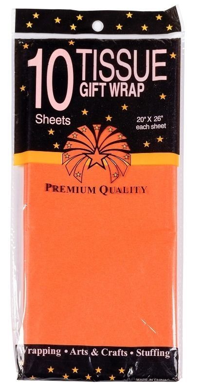 Orange Tissue Paper 10 Sheets – Lamay