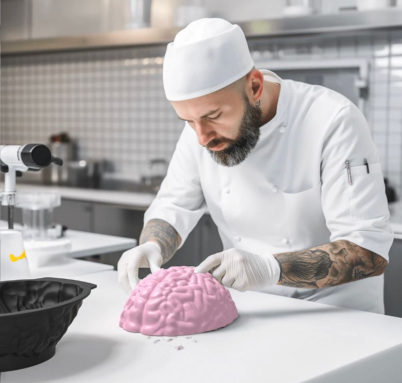 Silicone Mould Brain Large – Lamay