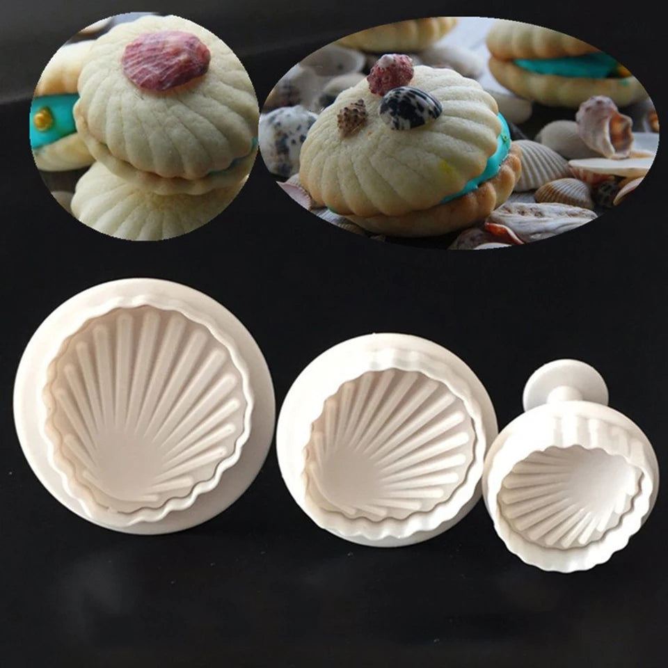Sea Shell Fondant plunger cutter – Lamay