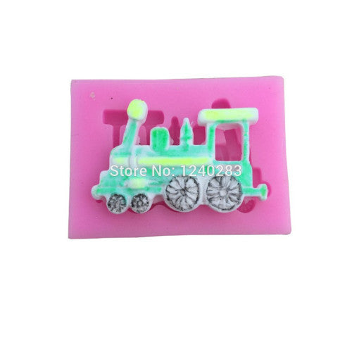 Train silicone fondant mould. 5x3cm – Lamay