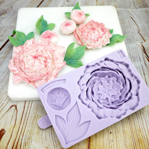 Silicone Mould Peony Flower – Lamay