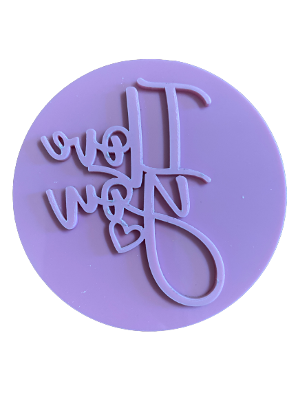 Biscuit stamp Love 8cm – Lamay