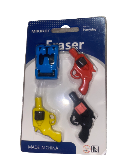 Erasers Set Gun Boy – Lamay
