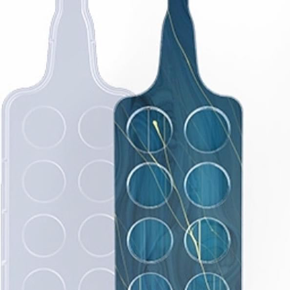 Silicone resin mould, shot glass serving tray – Lamay