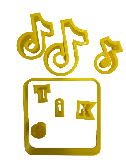 Tik Tok Cookie Cutter Set A 10cm – Lamay