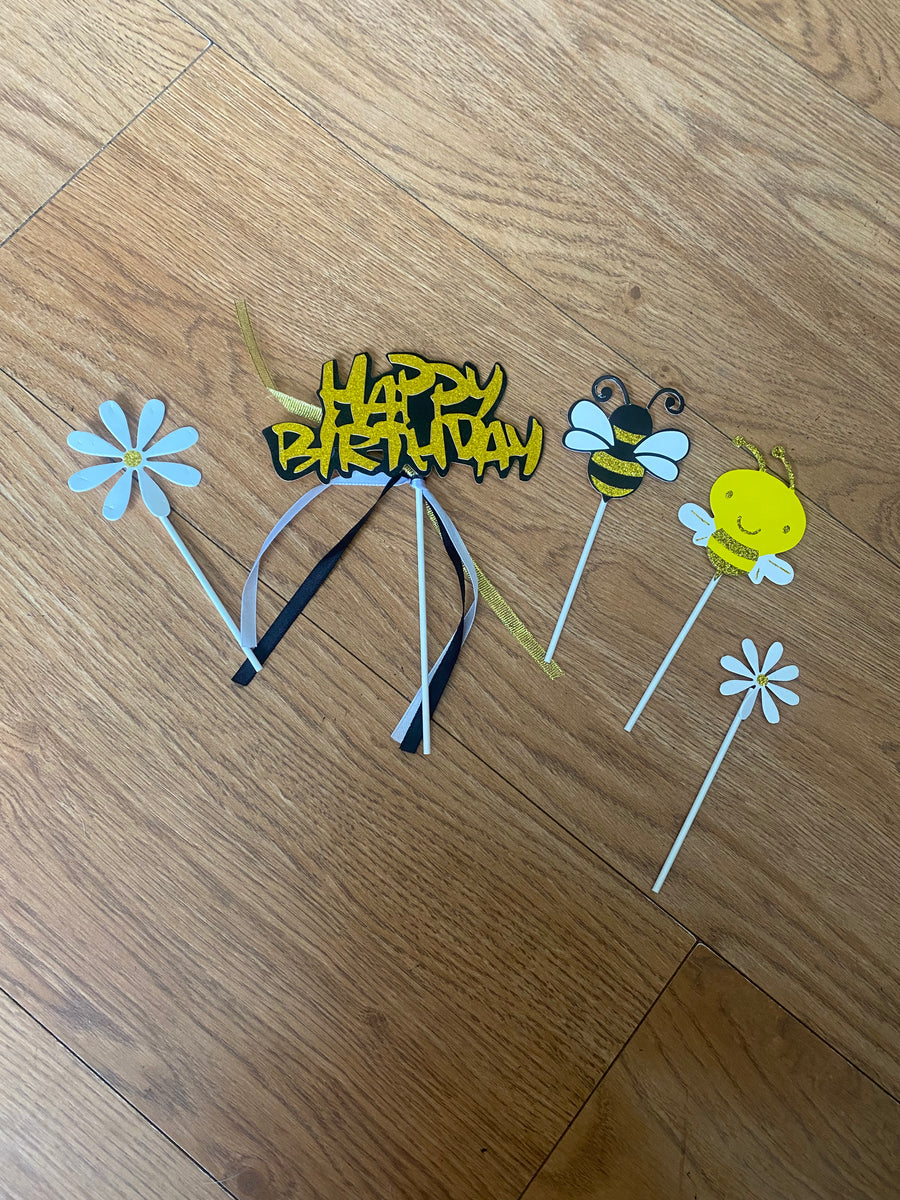 Cardboard Cake Topper Bee – Lamay
